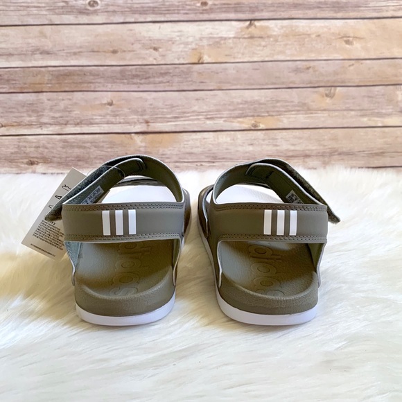 adidas | Shoes | Adidas Adilette Trace Cargo White Sandals | Poshmark